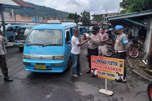 Operasi Yustisi Protokol Kesehatan Secara Mobile dan Stasioner ...